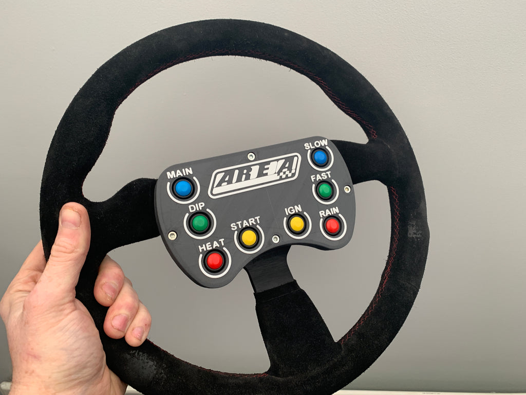 Custom Steering Wheel 8 Button Panel – UPACLICK