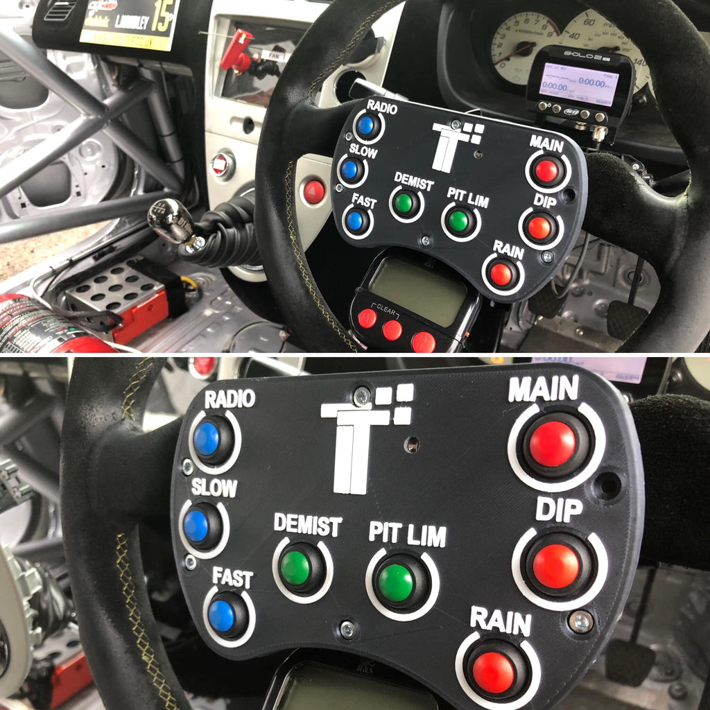 Custom Steering Wheel 8 Button Panel – UPACLICK