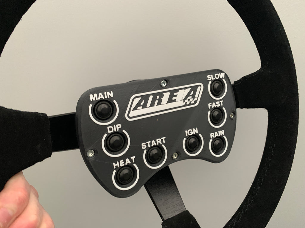 Custom Steering Wheel 8 Button Panel – UPACLICK